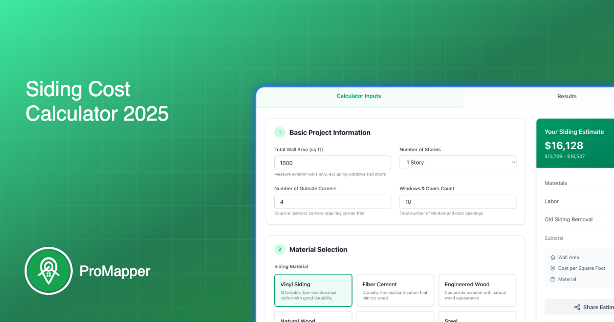 Siding Replacement Cost Calculator | Free & Instant Estimate